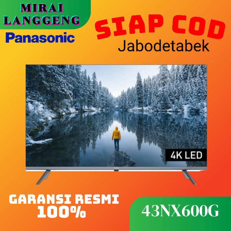 Jual PANASONIC 43NX600G 4K Google tv 43 inch | Shopee Indonesia