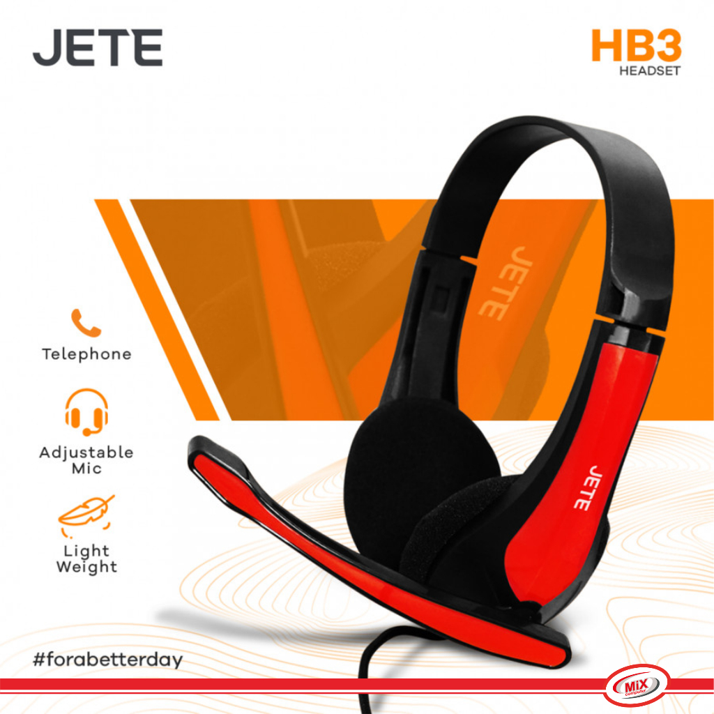 Jual Headset | Handsfree | Headphone Bando JETE HB3 | Shopee Indonesia