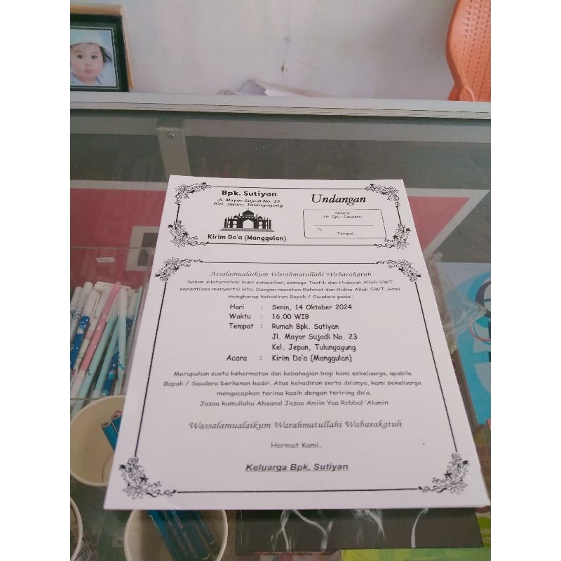 Jual undangan yasin tahlil / manggulan | Shopee Indonesia
