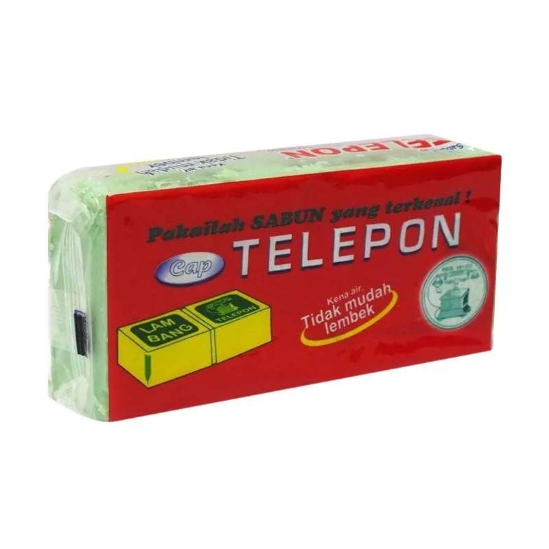 Jual SABUN BATANG HIJAU CAP TELEPON ORIGINAL 200GR single pack KEMASAN ...