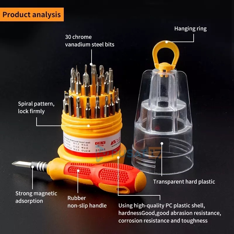 Jual COD- OBENG SET MULTIFUNGSI OBENG SET MAGNETIC OBENG HANDPHONE ...