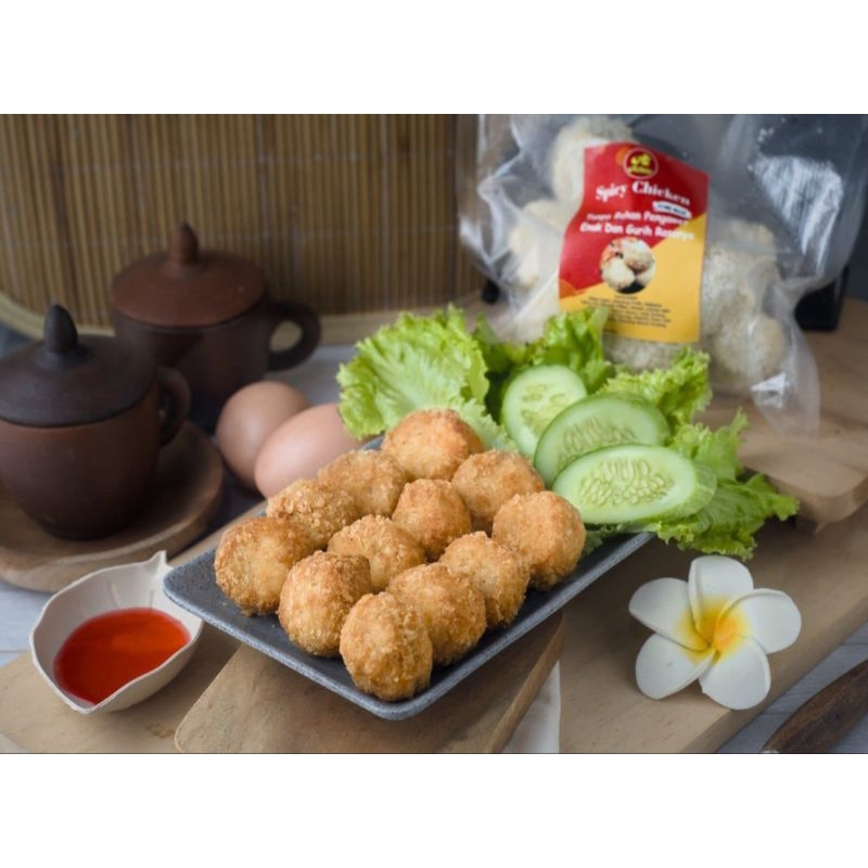 Jual Spicy Chicken atau Tori Ball Non MSG Home Made Frozen Bento ...