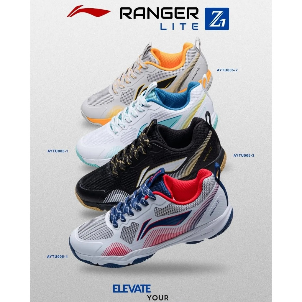Jual Sepatu Badminton Lining Ranger Lite Z1 Original Free Kaos Kaki ...