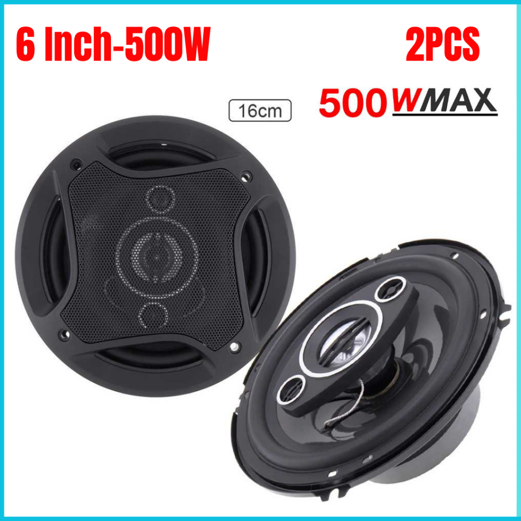 Jual COD Cepat Pcinener Speaker Subwoofer Mobil 6 Inch HiFi 500 W 2PCS ...
