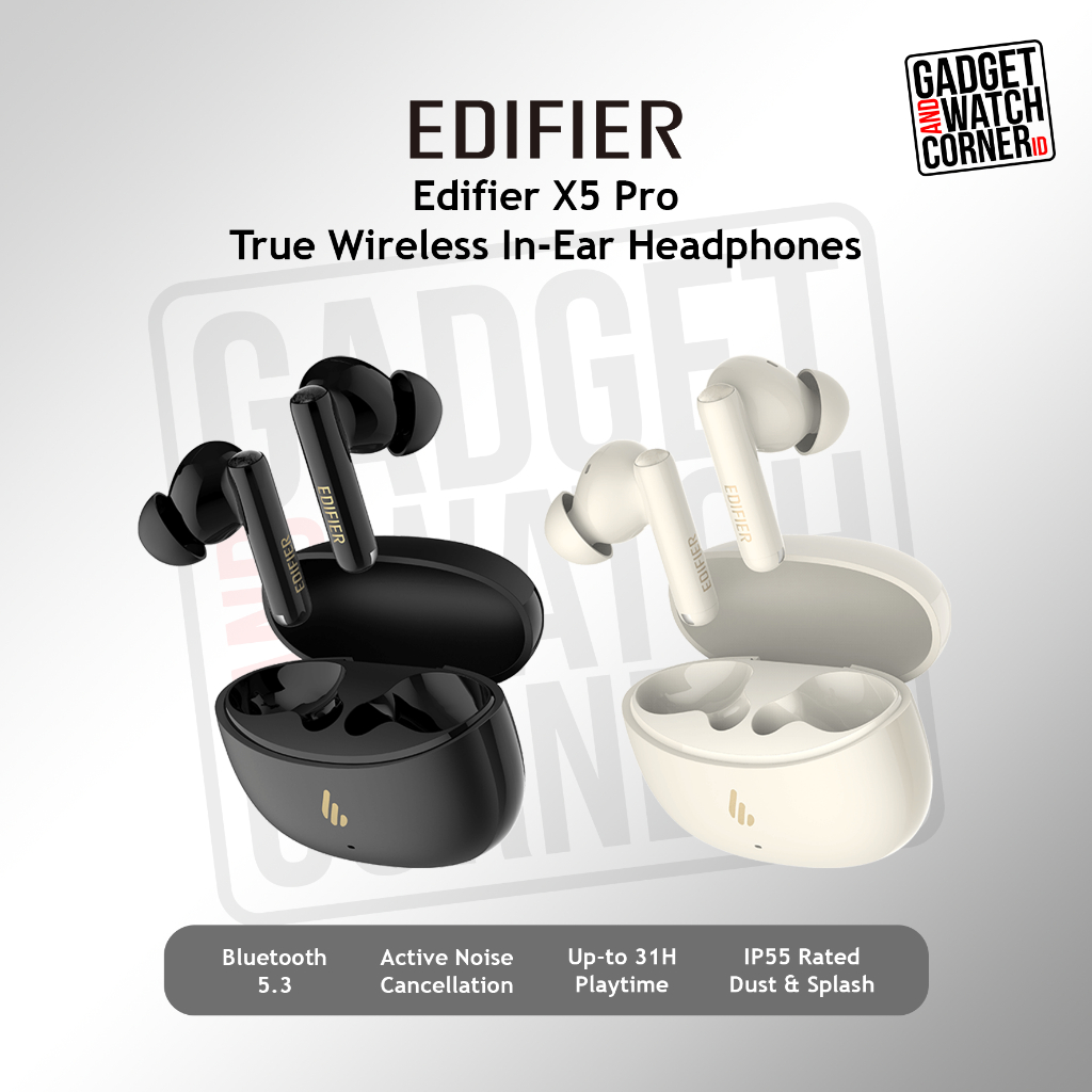Jual EDIFIER X5 Pro True Wireless Noise Cancellation ANC In-Ear Headphones | Shopee Indonesia