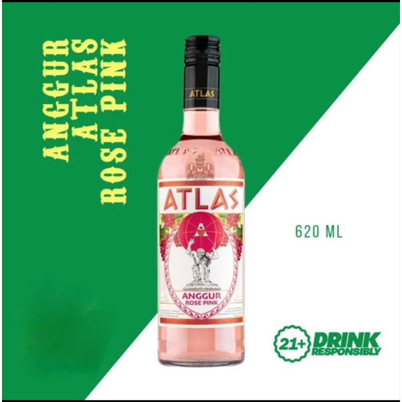 Jual Anggur Atlas Rose Pink OT 620ml | Shopee Indonesia