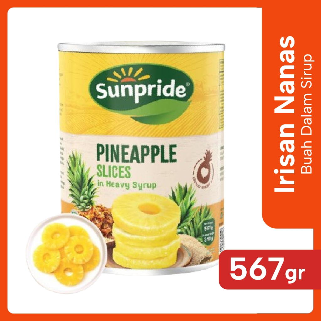 Jual Sunpride Irisan Nanas Dalam Sirup / Sliced Pineapple In Heavy ...