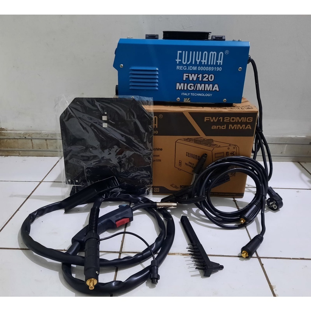 Jual BISA COD !!! Fujiyama 2in1 MIG - MMA Mesin Trafo Las Listrik MINI MIG 120 Flux Core GasLess ...