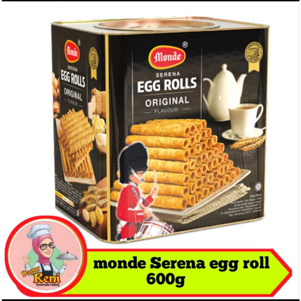 Jual Monde serena egg roll kemasan kaleng 600 gram/kue lebaran | Shopee ...