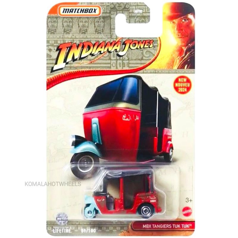 Jual Matchbox MBX Tangiers Tuk Tuk Thailand Indiana Jones Edition ...
