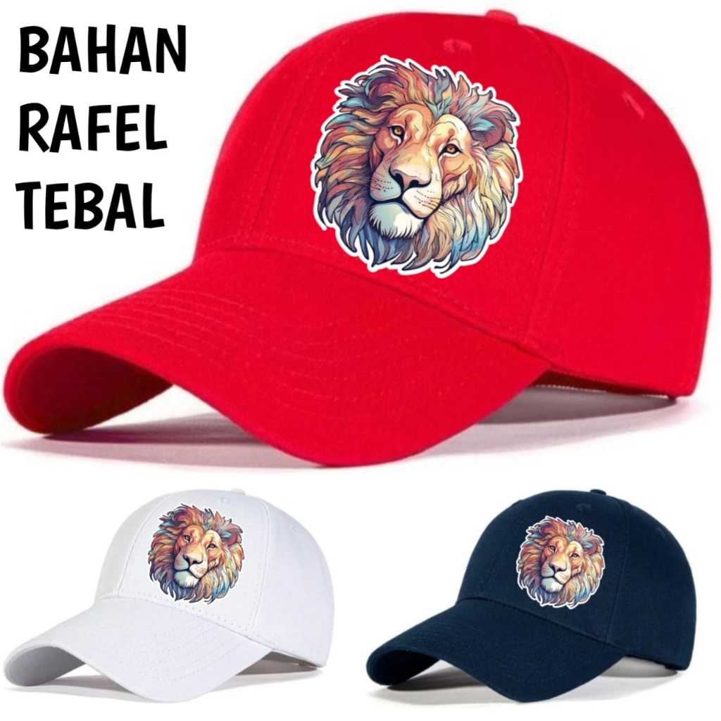 Jual PROMO TOPI DISTRO BASEBALL PRIA DEWASA KARAKTER SINGA KING RAJA ...