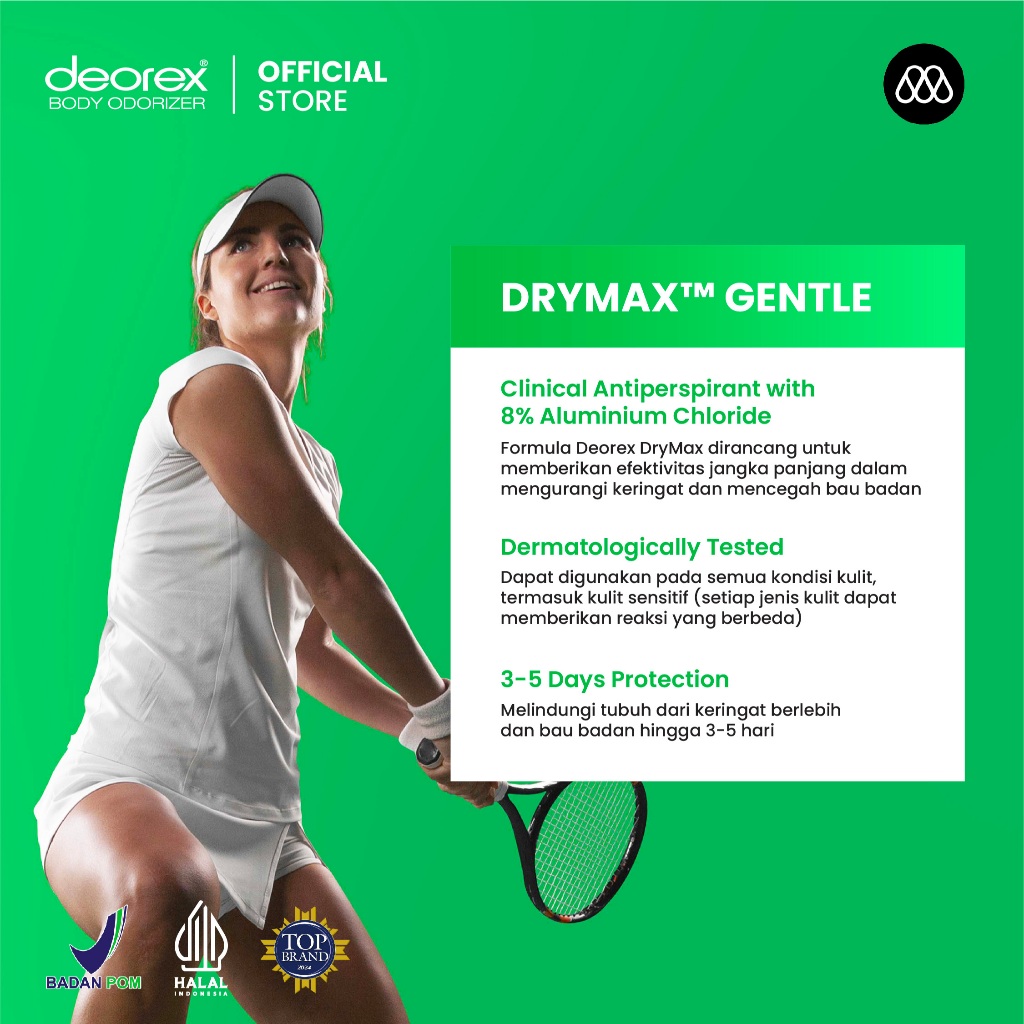 Jual Deorex DryMax Orginal/Gentle/Extra/Clinical Anti Perspirant ...