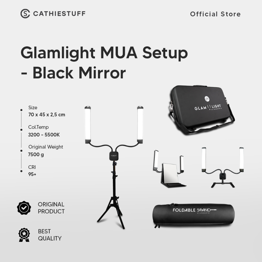 Jual Cathiestuff Glamlight MUA Setup | Lampu Rias Professional MUA ...