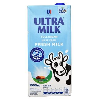 Jual Ultra Milk Uht Full Cream 1000 Ml | Shopee Indonesia