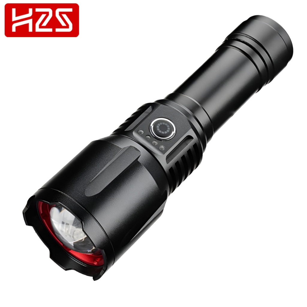 Jual H2S Senter Cas LED Laser 50w Zoom In Out Alumunium 3 Mode ...