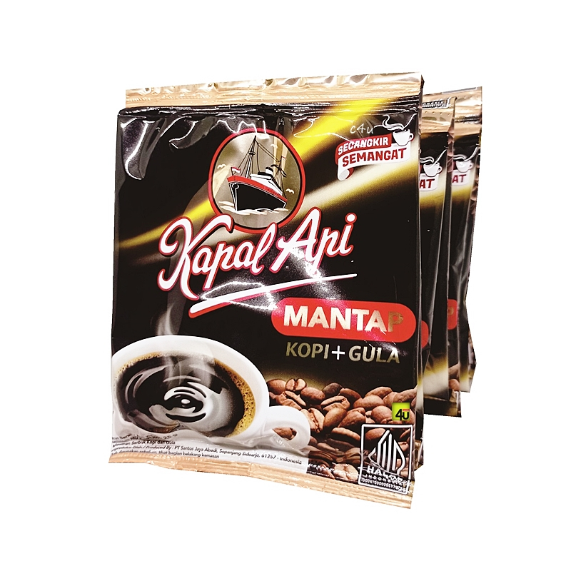 Jual [5 SACHET] Kapal Api - Rasa MANTAP Kopi Gula | Shopee Indonesia