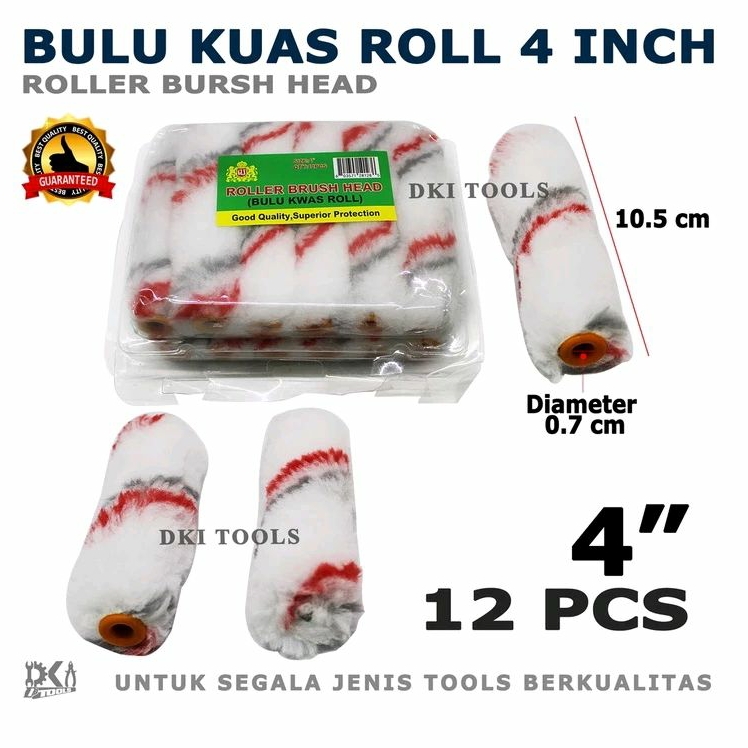 Jual GLX Bulu Kuas Roll Kapal Refill Isi Ulang Kuas Cat Roll Kecil 4 ...