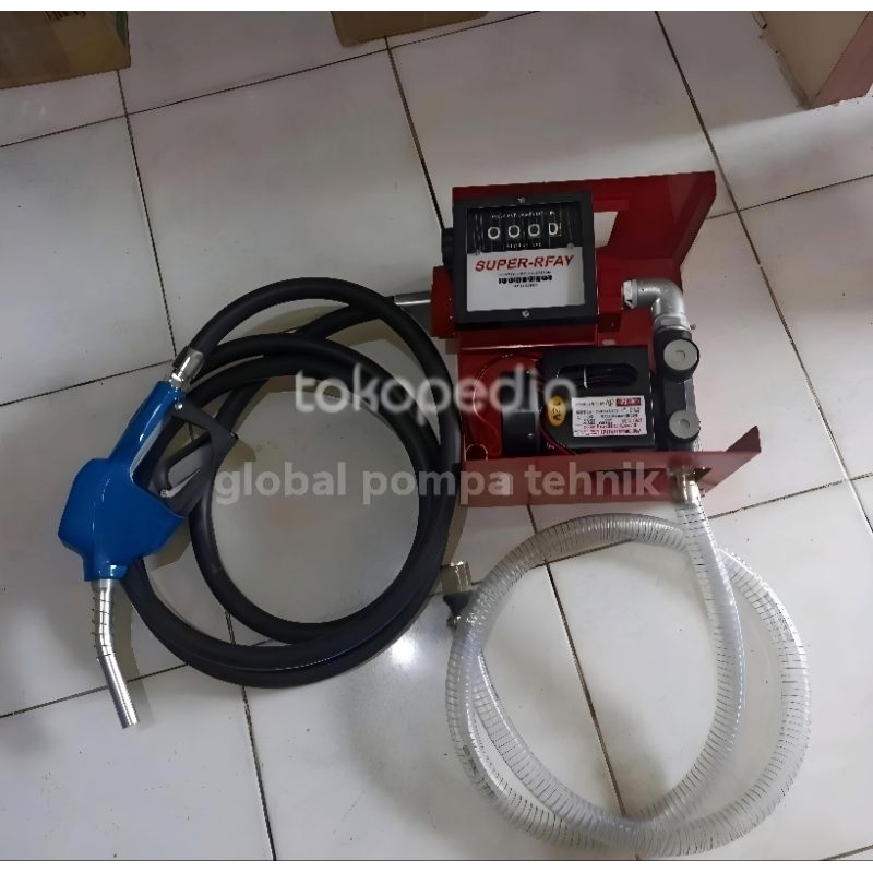 Jual Paket Pompa Bbm Pompa transfer Solar Minyak Oli flowmeter SUPER ...