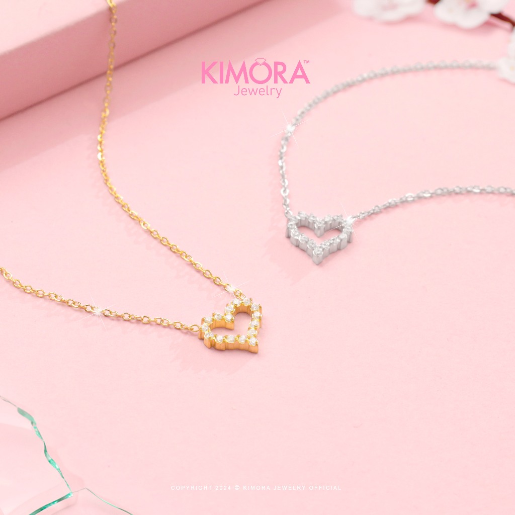 Jual Kimora - Kalung Titanium Wanita Lova Gold Plated 18k Klt398 ...
