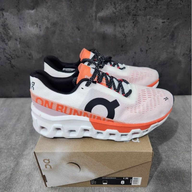 Jual Sepatu Olahraga On-Running Cloudmonster II Total Orange | Shopee ...