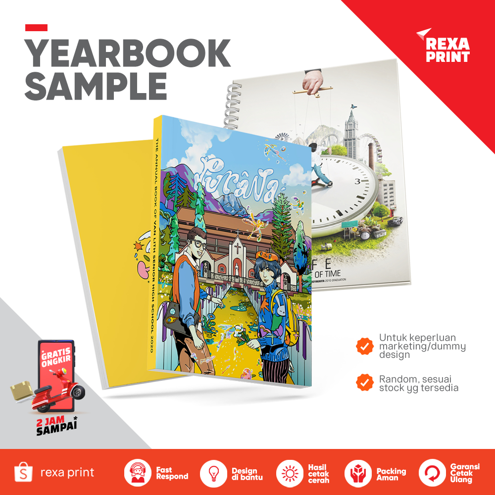 Jual Sample . Contoh Yearbook/Buku Kenangan/Buku Tahunan Sekolah ...