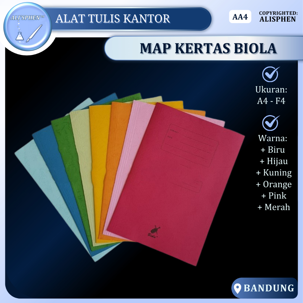 Jual Map Biola Warna | Map Kertas Warna | Shopee Indonesia