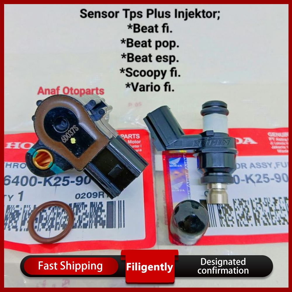 Jual PAKET 2 ITEM INJEKTOR INJECTOR+SENSOR TPS BEAT FI/BEAT ESP 2014 ...