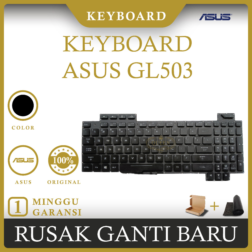 Jual KEYBOARD LAPTOP ASUS ROG GL503 GL503VD ORIGINAL | Shopee Indonesia