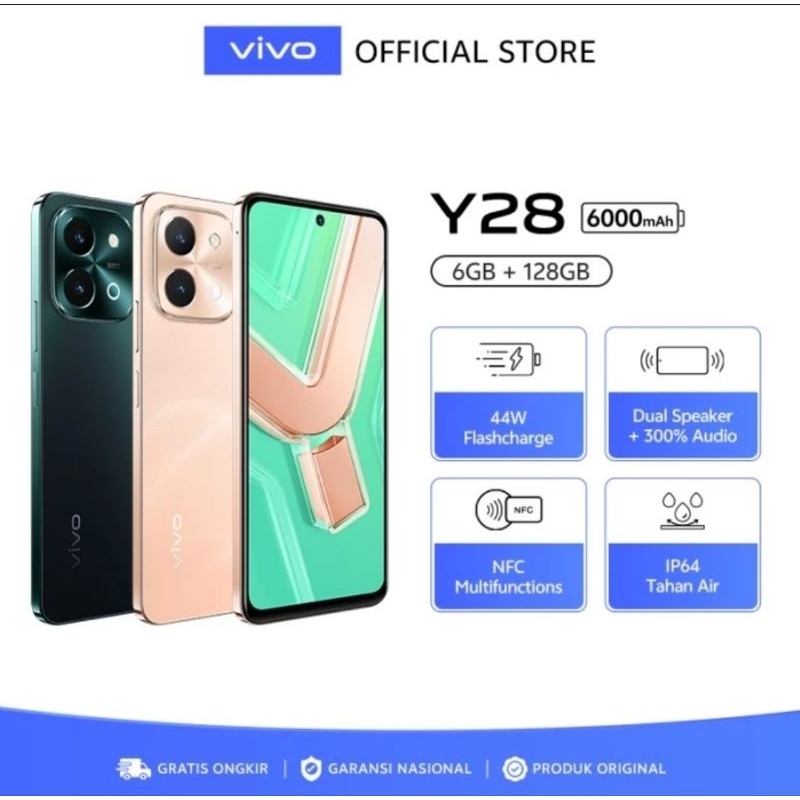 Jual Vivo Y28 Ram6/128Gb Original & Bergaransi Resmi | Shopee Indonesia