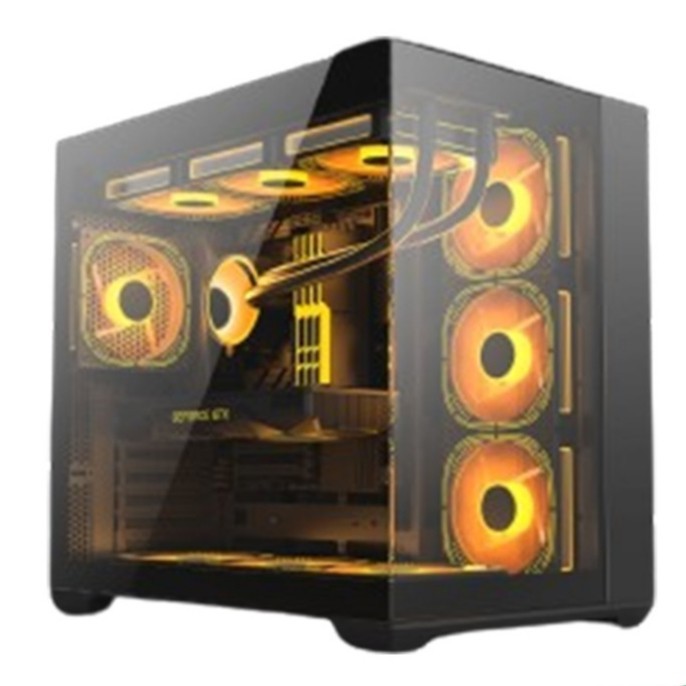 Jual Casing VenomRX DAEMON S9 BTF BLACK - ATX Tempered Glass | Shopee ...