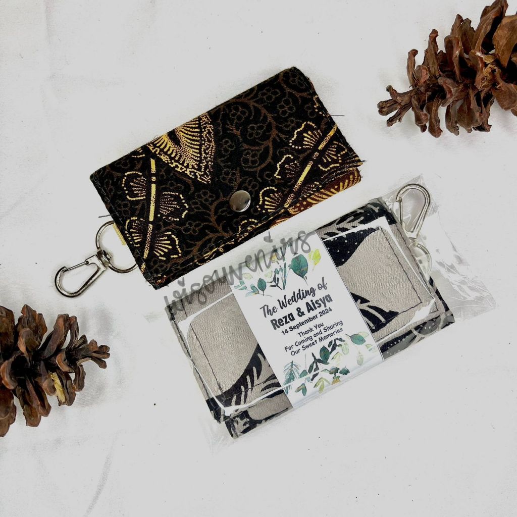 Jual Souvenir Gantungan Kunci STNK Motif Batik ukuran 10 x 6 cm Khas Jogja Souvenir Pernikahan ...