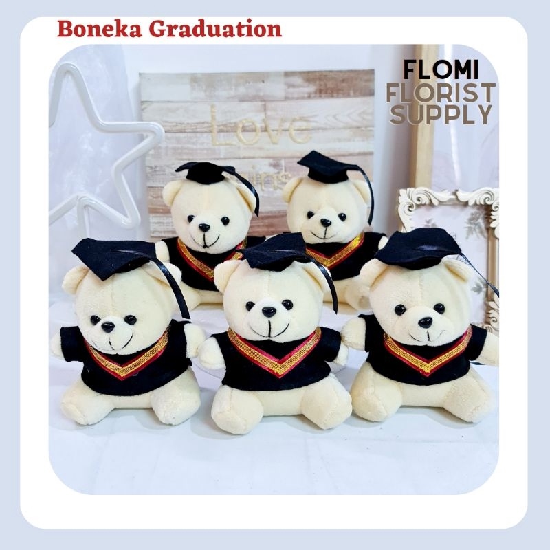 Jual Cashback 1 Ekstra Boneka Graduation teddy bear toga boneka toga ...