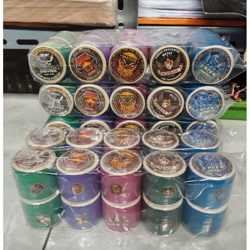 Jual Benang Senar Gelasan Layangan Matot VENUS Bogel/Mini 1000yard ...