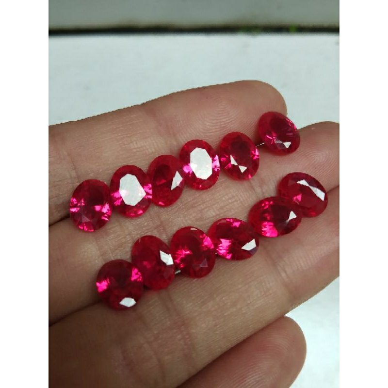 Jual batu permata rubi siam/merah siam naik diamond tester 9 skl muhs ...