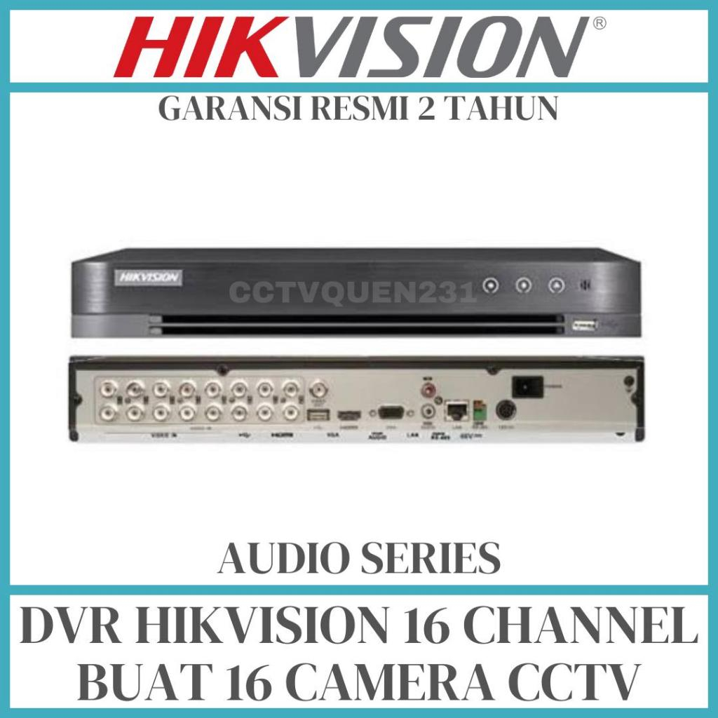 Jual DVR HIKVISION 16 CHANNEL AUDIO SERIES BUAT 16 CAMERA SUPPORT 5MP ...