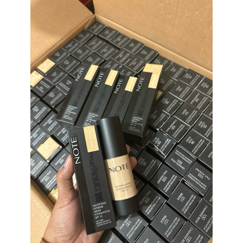 Jual PROMO ORIGINAL NOTE MATTIFYING EXTREME WEAR FOUNDATION | Shopee ...