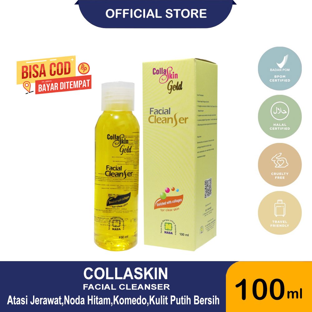 Jual Collaskin Facial Cleanser Original NASA Sabun Pencuci Wajah ...