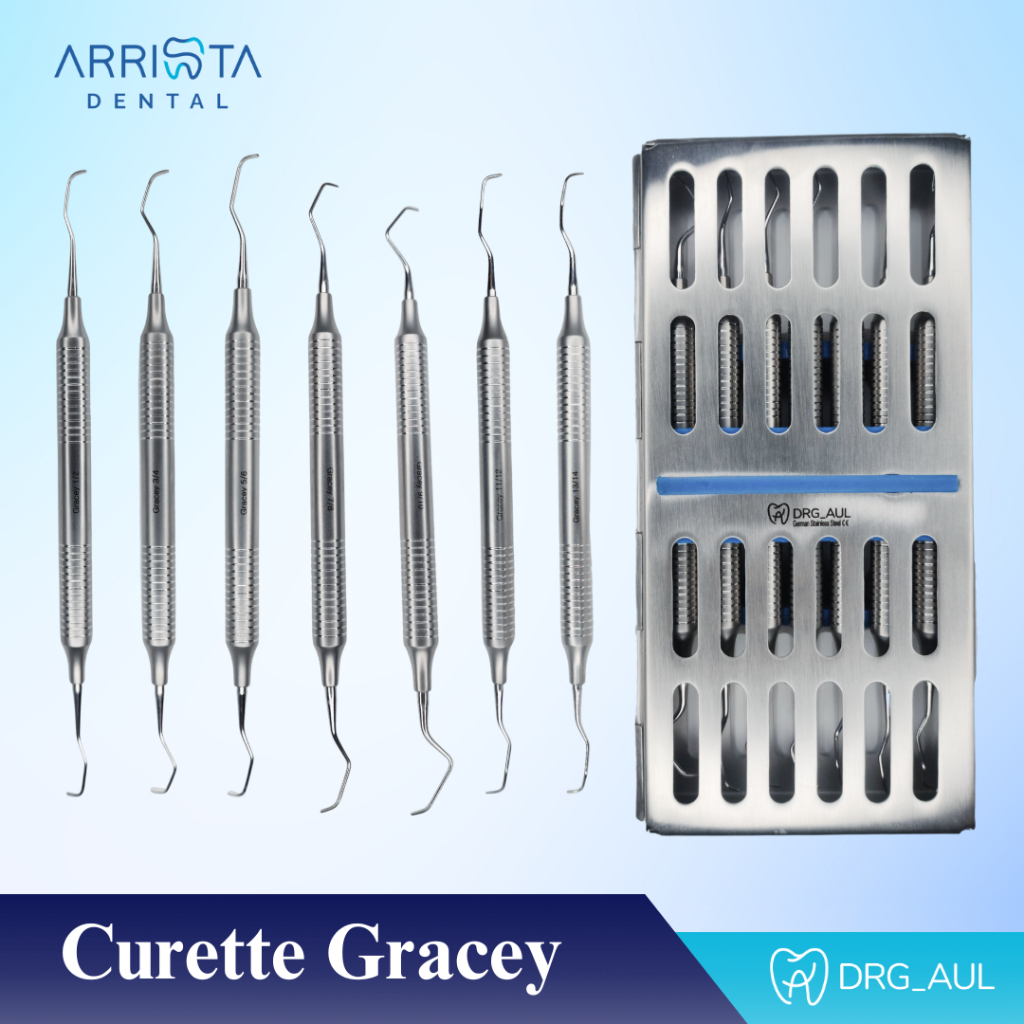 Jual CURETTE GRACEY - DENTAL KURET GRACEY GERMAN STAINLESS STEEL SET ...