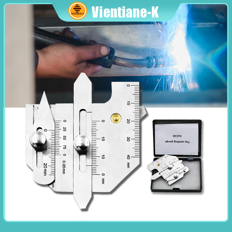 Jual Cam Type Welding Gauge HJC 40 Alat Ukur Las Material Stainless Steel Weld Welder Gage ...