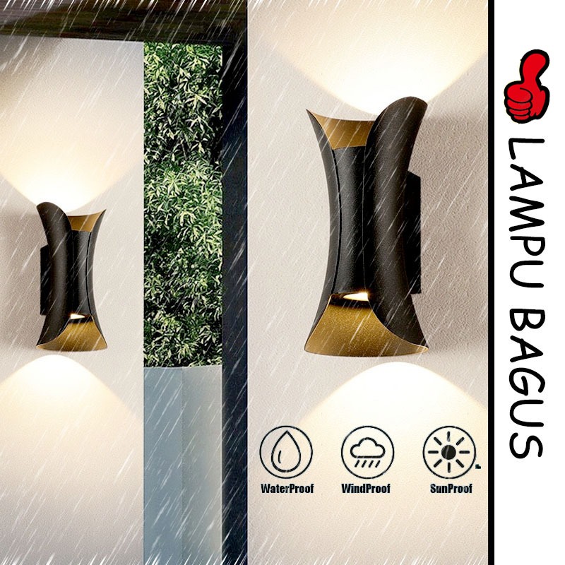 Jual LED Wall Light Minimalis 4W 6W 8W 10W PVC / WALL LIGHT OUTDOOR ...