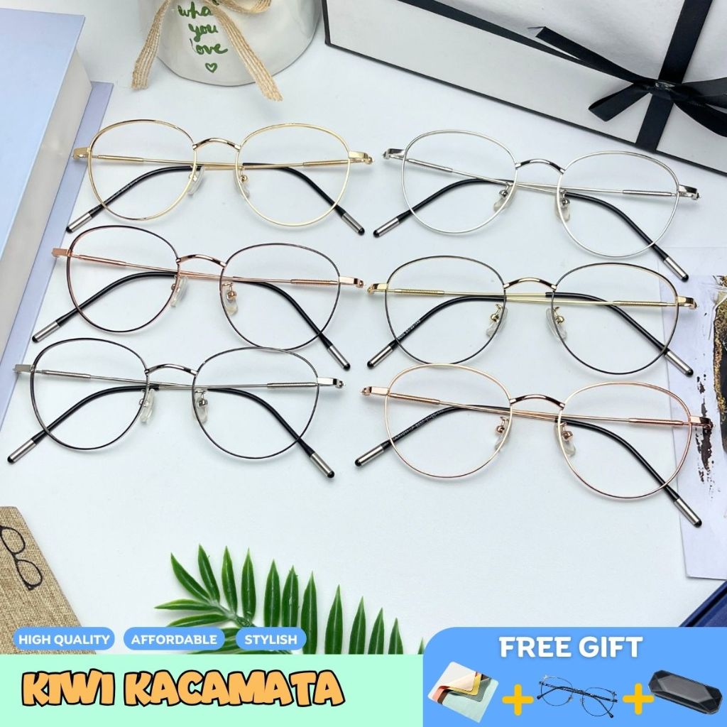 Jual Kiwi kacamata Frame kacamata fashion terbaru (paket frame+lensa ...