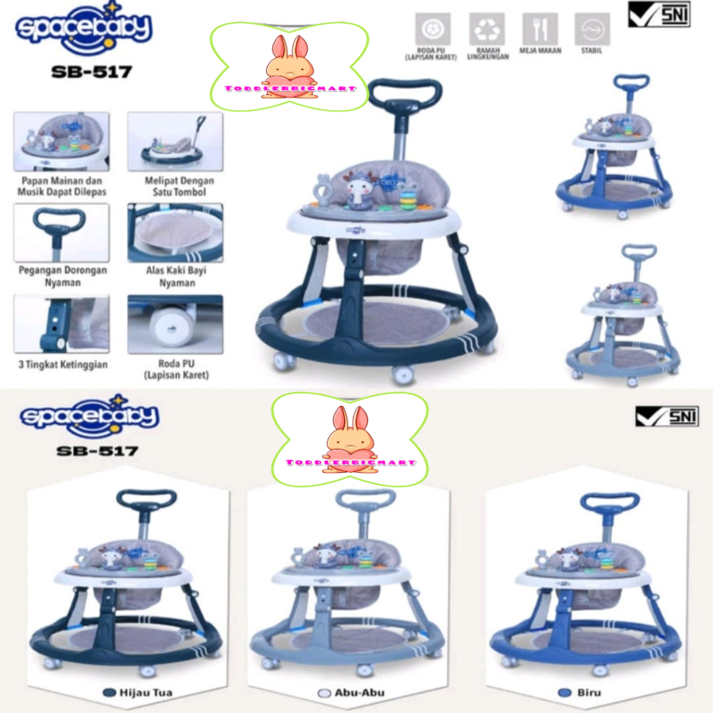Jual BABY WALKER SPACEBABY ALAT BANTU JALAN SB 618 / SB 521 / SB 513 ...