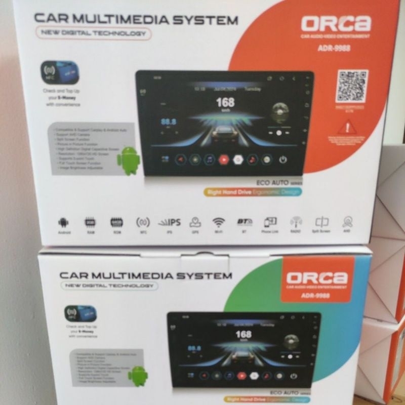 Jual HEAD UNIT ANDROID 10 INCH ORCA NFC ECO AUTO SERIES 2/64 / HEAD ...