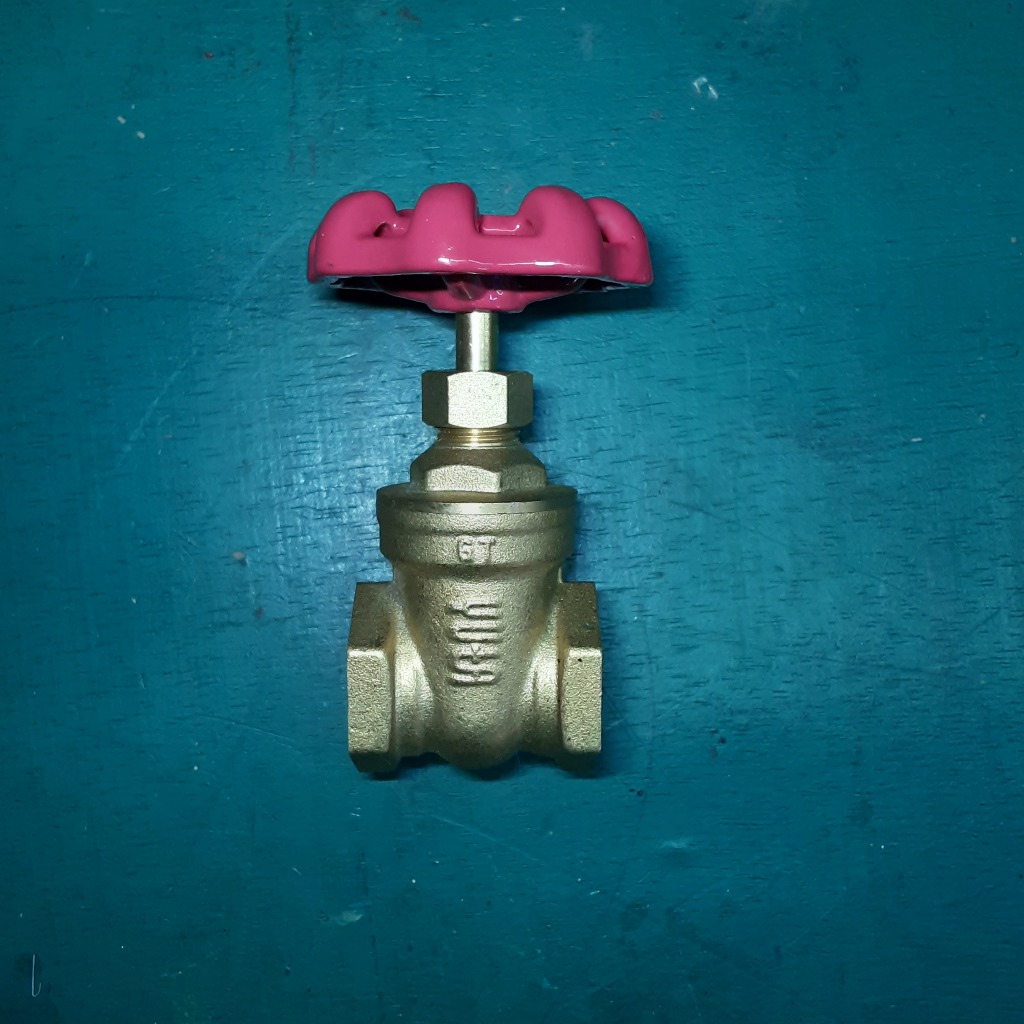 Jual Kran Stop Kran Gate Valve kuningan 3per4 inci 3/4" Yuta | Shopee ...