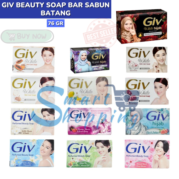 Jual GIV BEAUTY SOAP BAR SABUN BATANG 76 GR / SABUN MANDI | Shopee ...