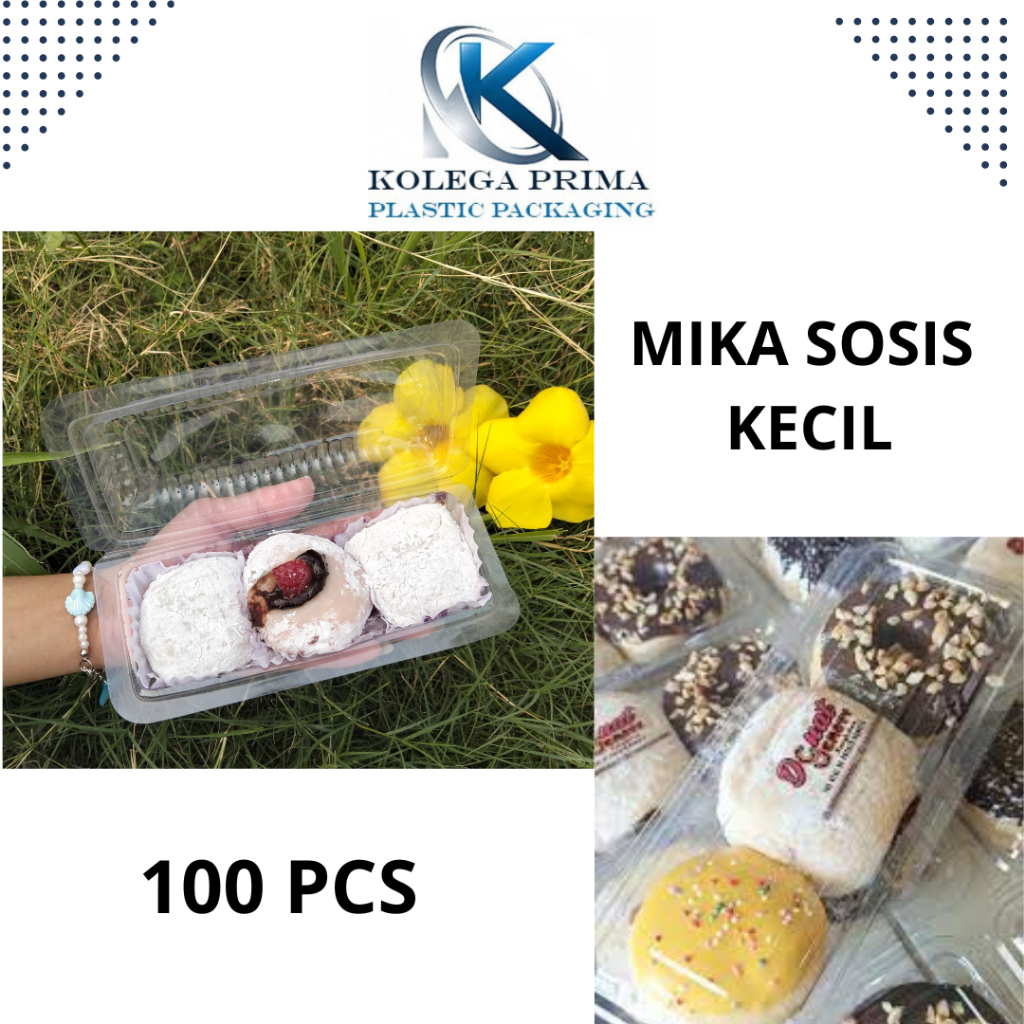 Jual MIKA SOSIS KECIL/ MIKA DONAT ISI 3 BENING/ TRAY SOSIS BENING/ TRAY ...