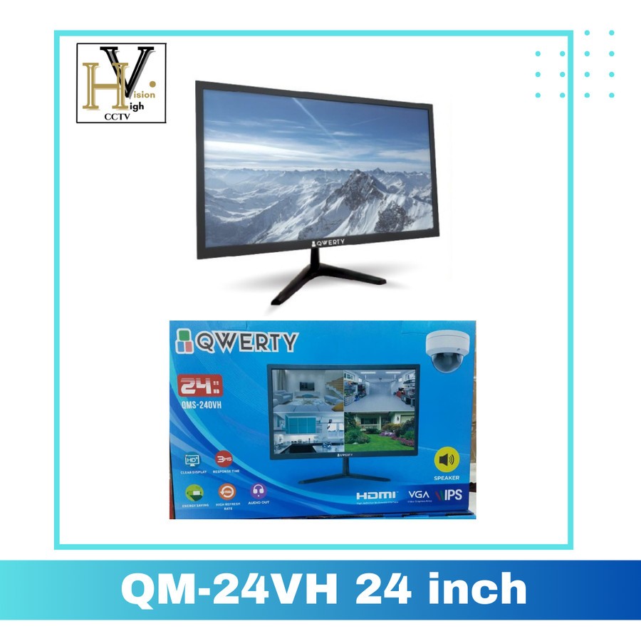 Jual MONITOR QWERTY QM-24VH - 24 INCH | Shopee Indonesia