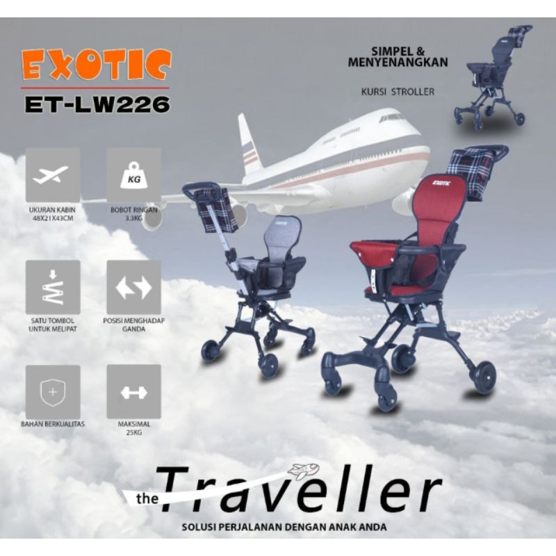Jual ET-LW226/[NEW] Magic Stroller ET-LW226 (Easy To Carry)/Kereta ...