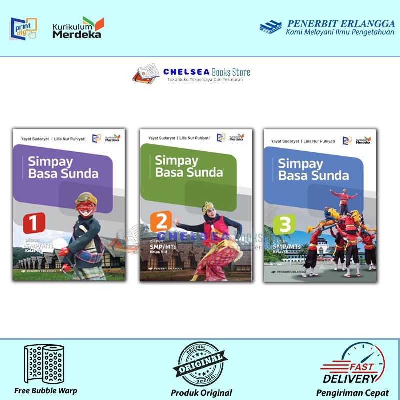 Jual SIMPAY BASA SUNDA SMP/MTs KELAS 7 8 & 9 KURIKULUM MERDEKA ...