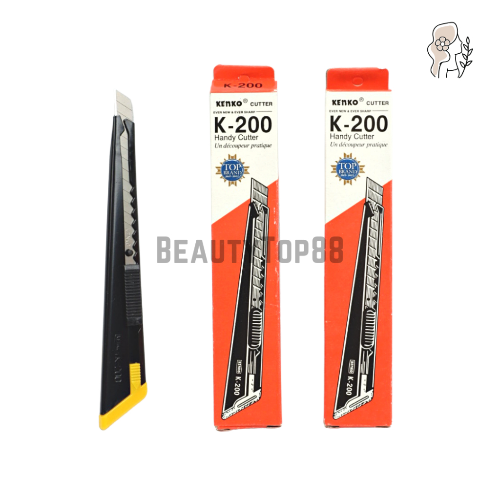 Jual Cutter Kecil Kenko K-200 K200 - Pisau Kater Pemotong Kertas Warna ...